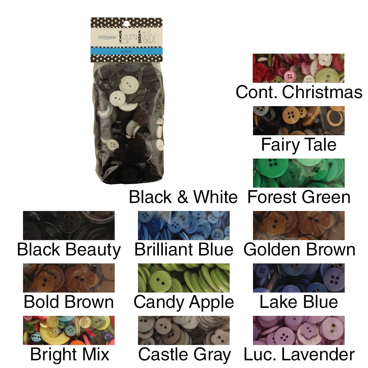 Buttons Galore, Button Basics Bag - Walmart.com