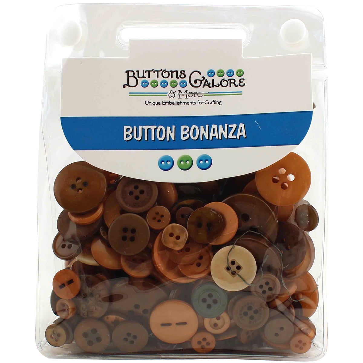 Buttons Galore Button Bonanza 8oz, Natural - Walmart.com