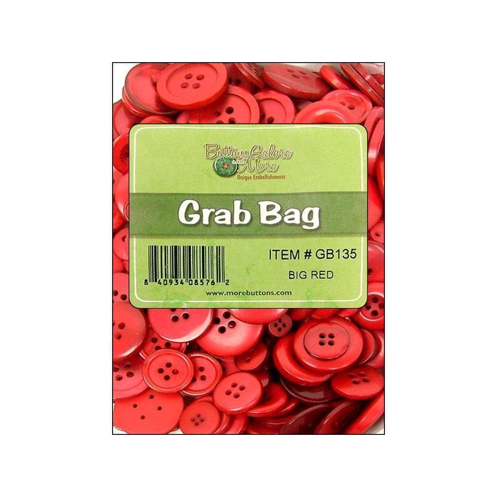 Buttons Galore Button Grab Bag Big Red - Walmart.com