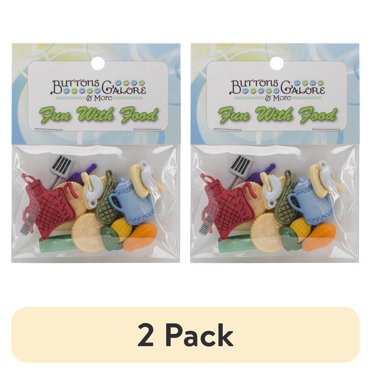 Buttons Galore Button Mason Jars-Retro Christmas - Walmart.com