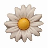 Buttons Galore Daisy Flower - 100 Bulk Novelty Sewing Buttons - Walmart.com