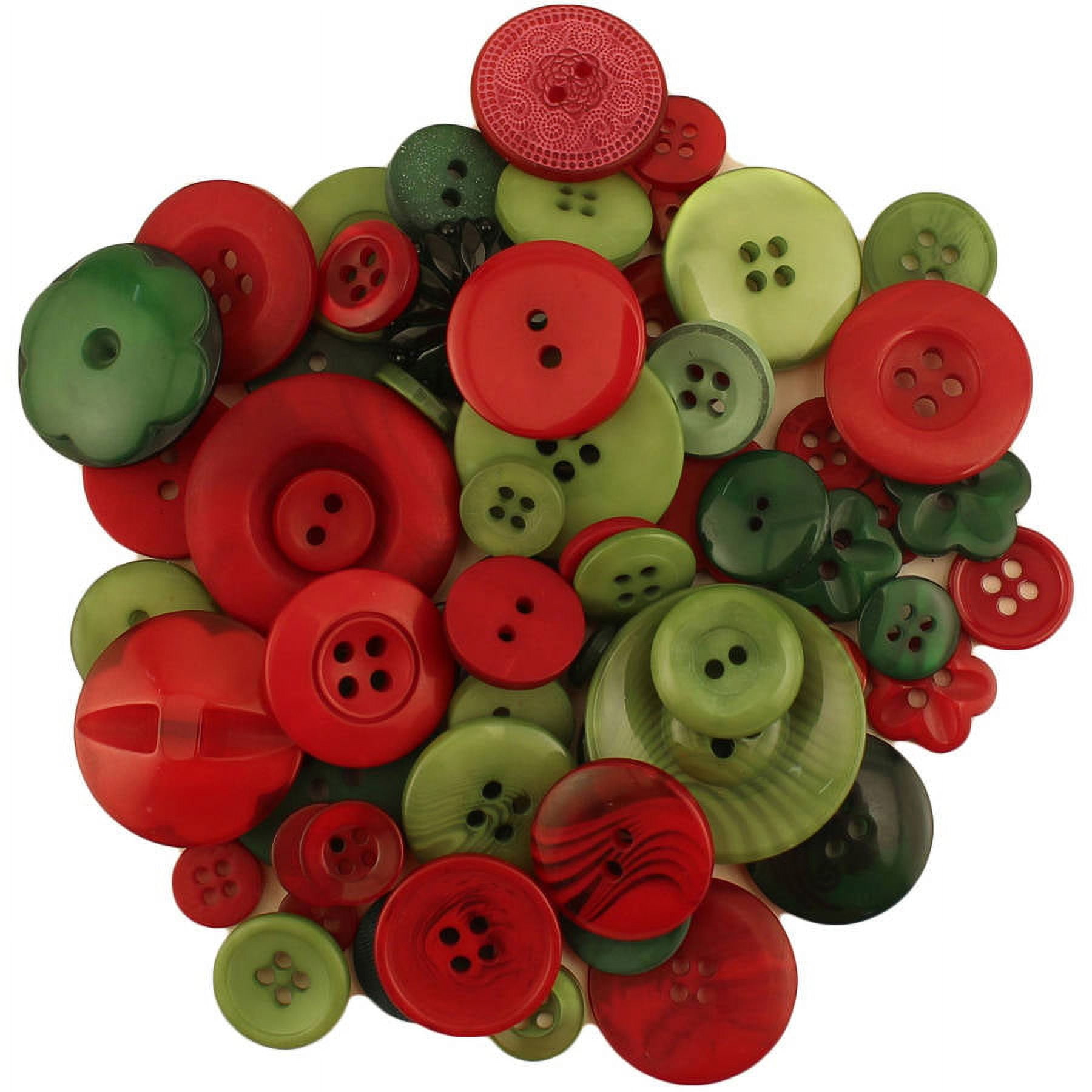 Buttons Galore & More Button Bonanza-Tis The Season Buttons - Walmart.com