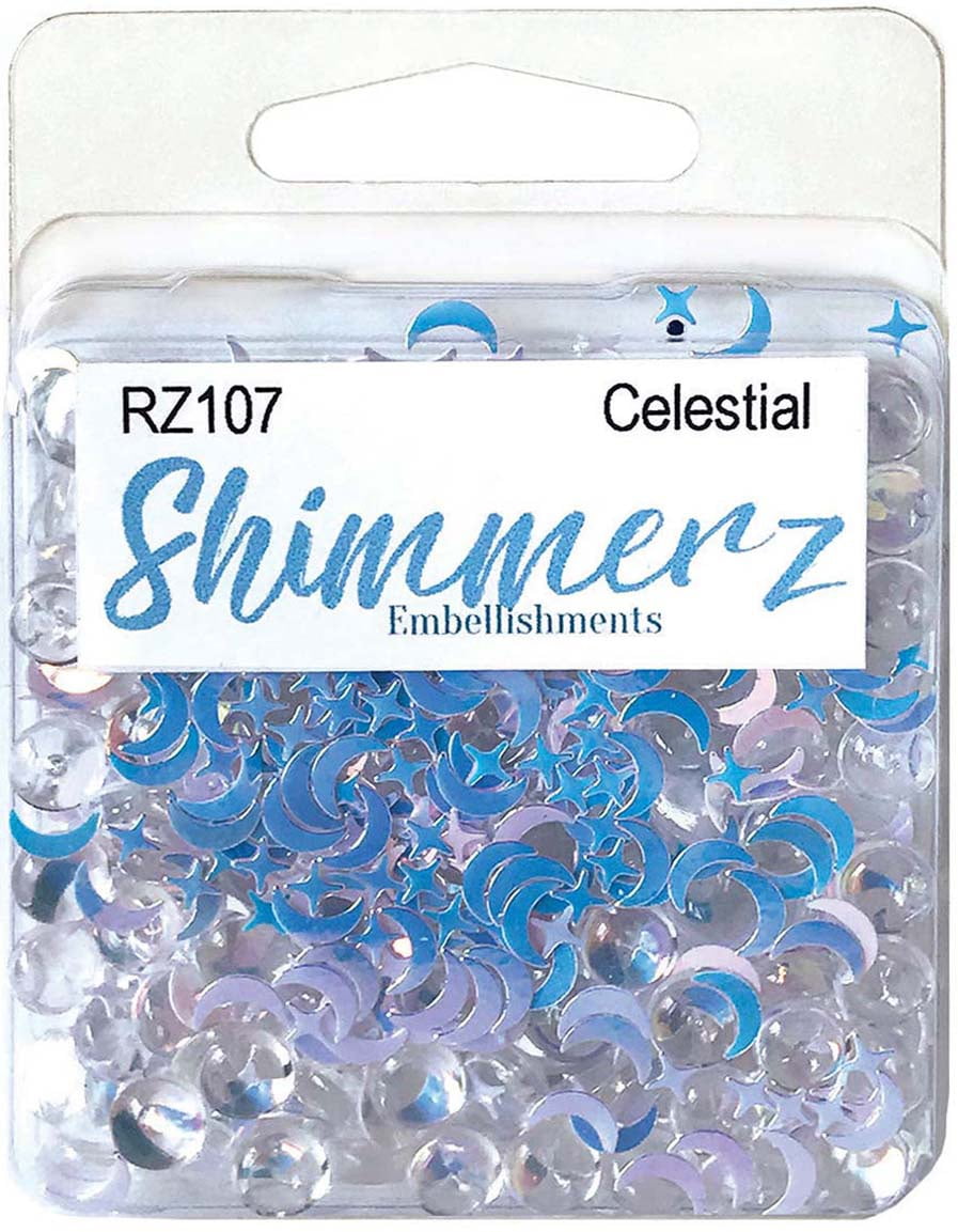 Buttons Galore Shimmerz Embellishments 18g-Celestial - Walmart.com