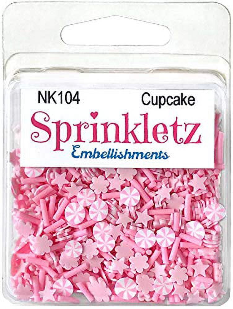 Buttons Galore Sprinkletz Embellishments 12g-Cupcake - Walmart.com