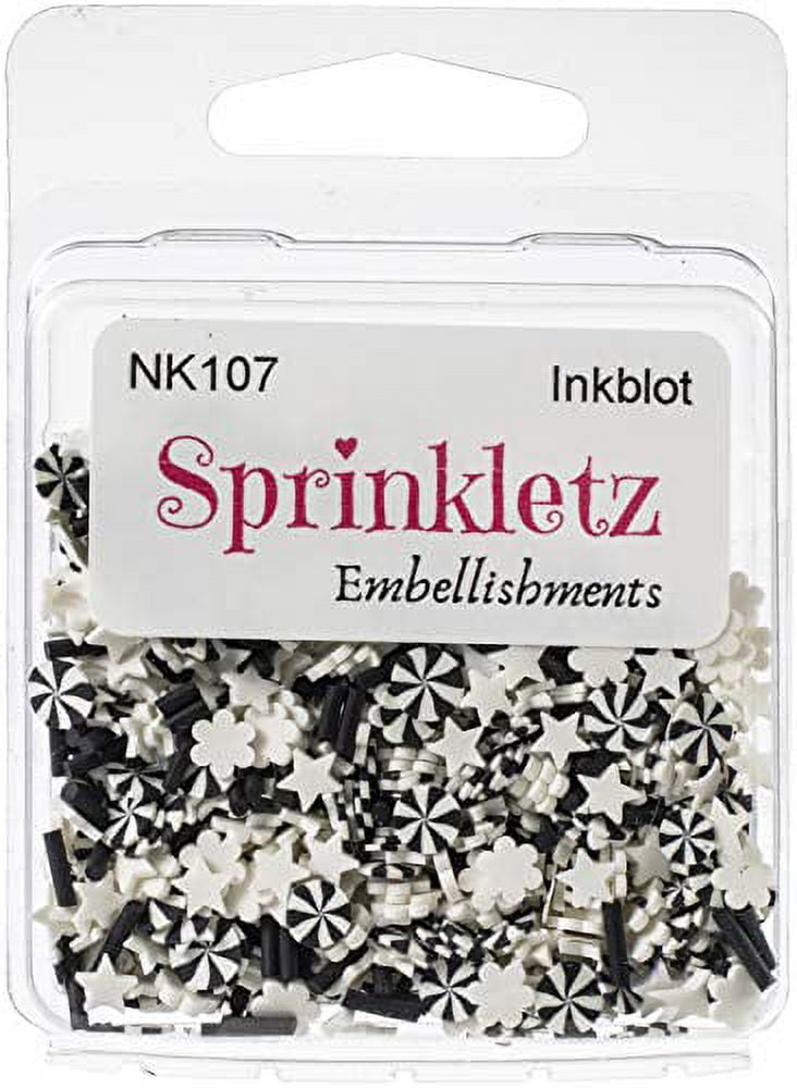 Buttons Galore Sprinkletz Embellishments 12g-Inkblot - Walmart.com
