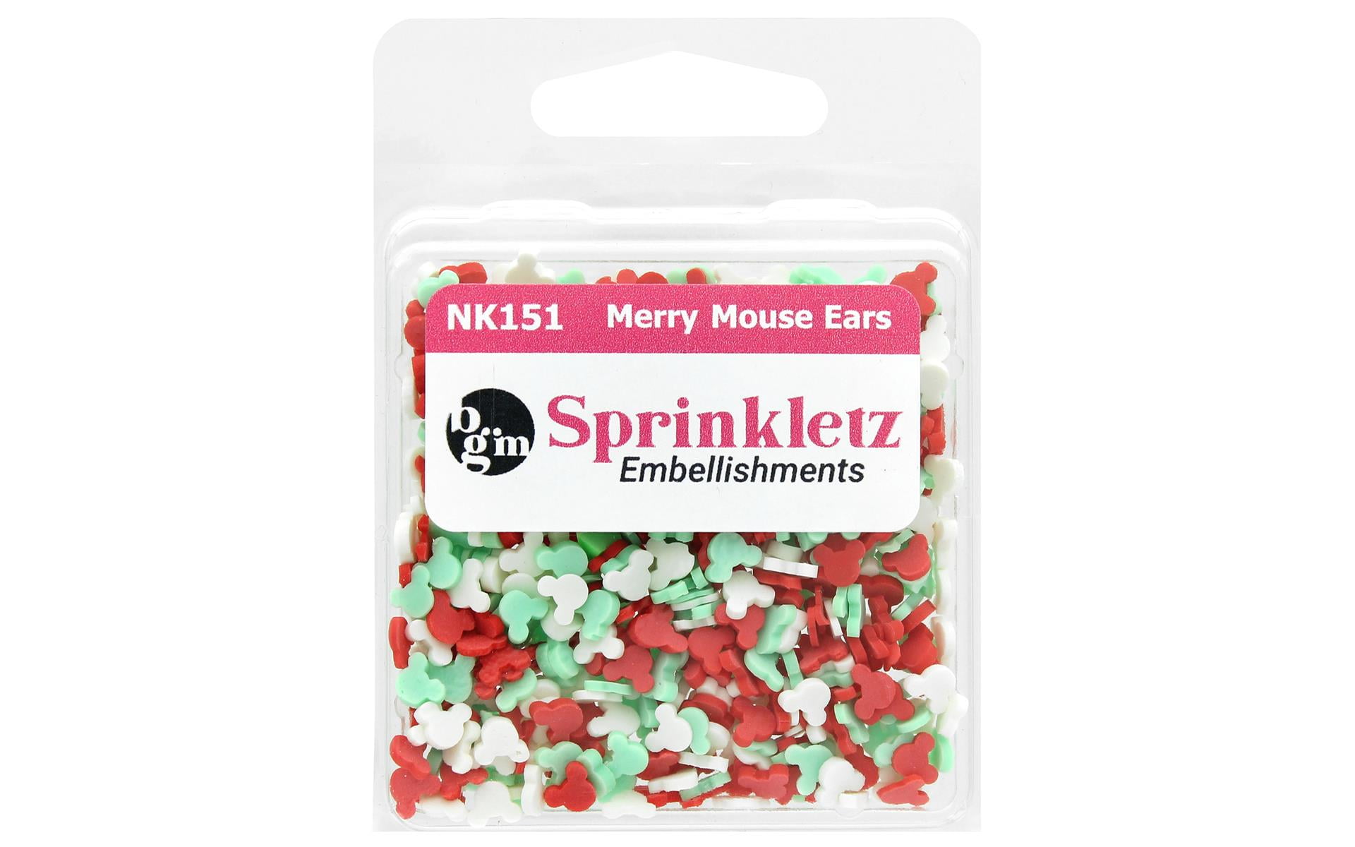 Buttons Galore Sprinkletz Embellishments 12g-Merry Mouse Ears - Walmart.com