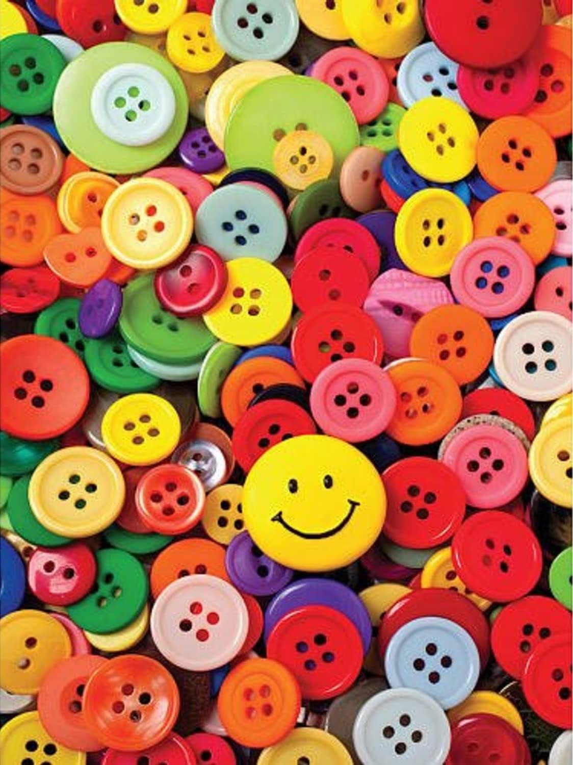 Buttons Jigsaw Puzzle for Adults 300 Pieces, Fun Educational Games Toy ...