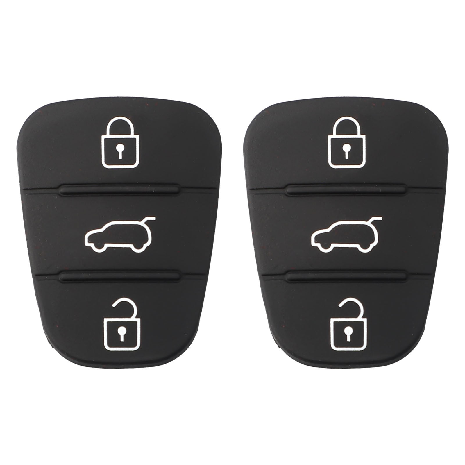 Buttons Key Fob Case Black Buttons Key Fobs For KIA CEE D CAR Car 3 ...