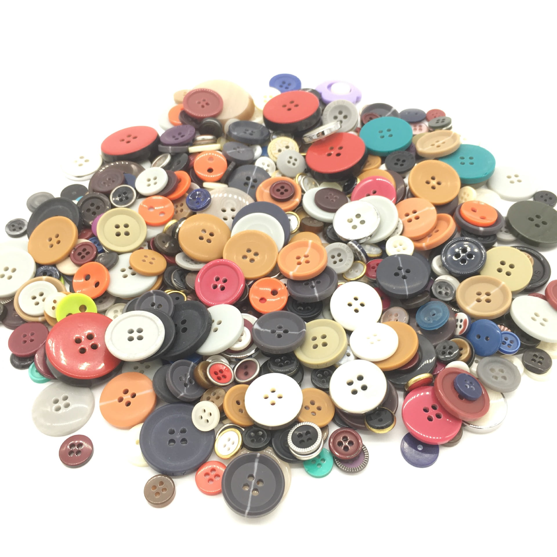 Buttons Resin Buttons 2 and 4 Holes Assorted Buttons for Sewing Crafts ...