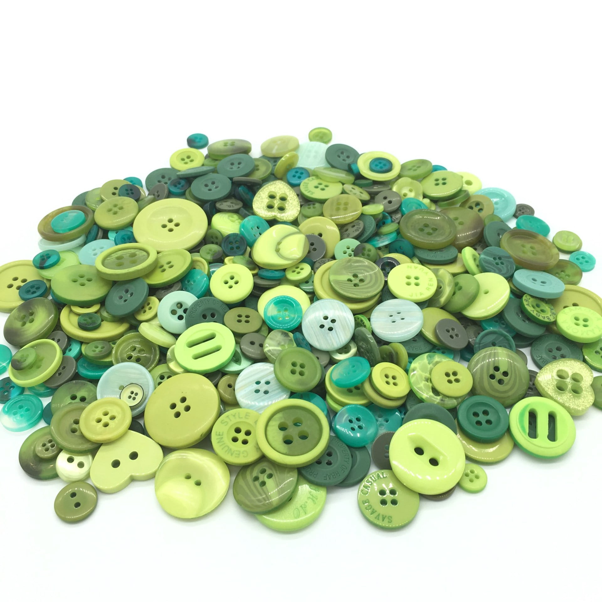 Buttons Resin Buttons 2 and 4 Holes Assorted Buttons for Sewing Crafts ...