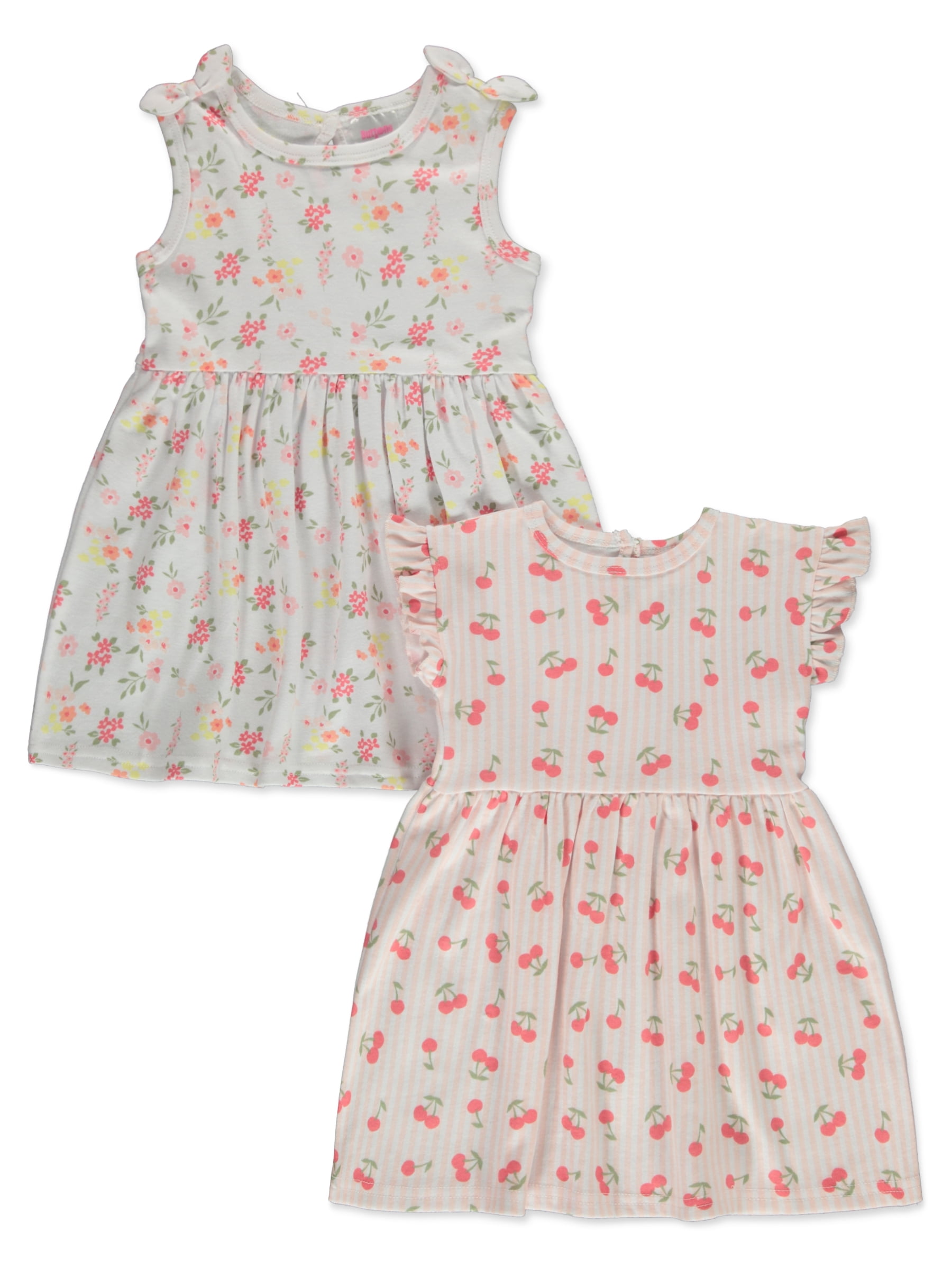 Buttons & Stitches Baby Girls' 2-Pack Dresses Color: pink Size: 12 ...