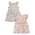 Buttons & Stitches Baby Girls' 2-Pack Dresses Color: pink Size: 18 ...