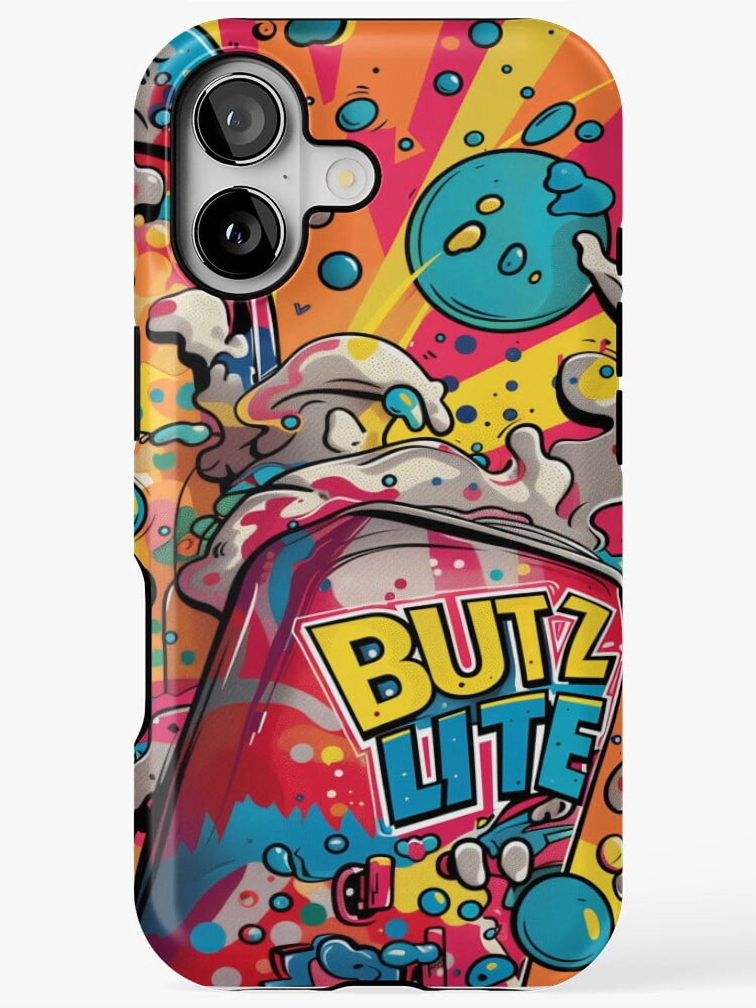 Butz Lite Parody Drink Humor Phone Case for iPhone 17 16 15 14 13 12 11 ...
