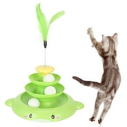 Purrfect Feline Titan's Tower Interactive Cat Toy, Blue Toy for Indoor ...