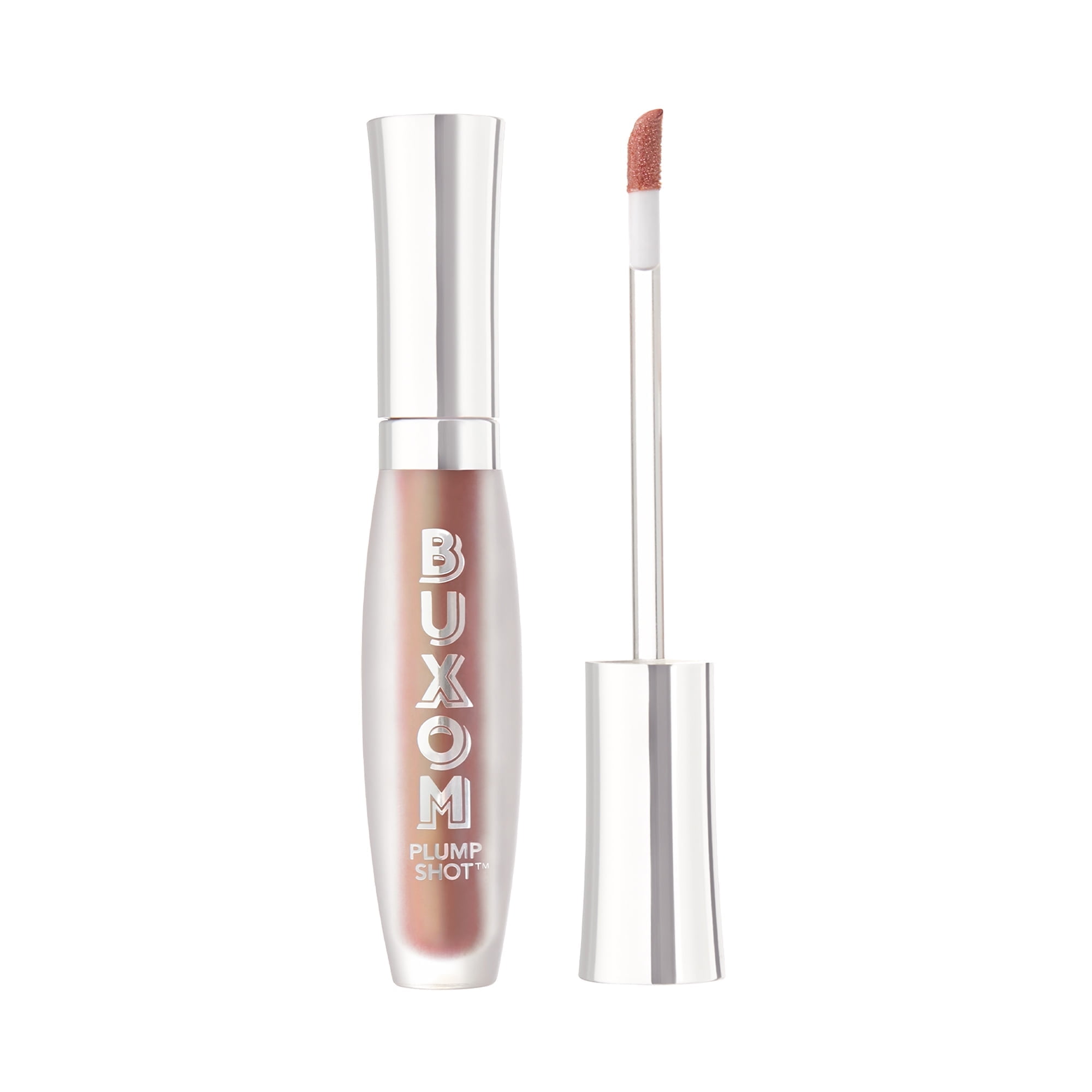 Buxom Plump Shot Lip Serum Celestial Nude 0.14 oz, Vegan Collagen and ...