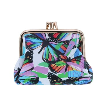 Julia Buxton Women's Pebble RFID Pik-Me-Up Slot Coin Pouch, Black ...