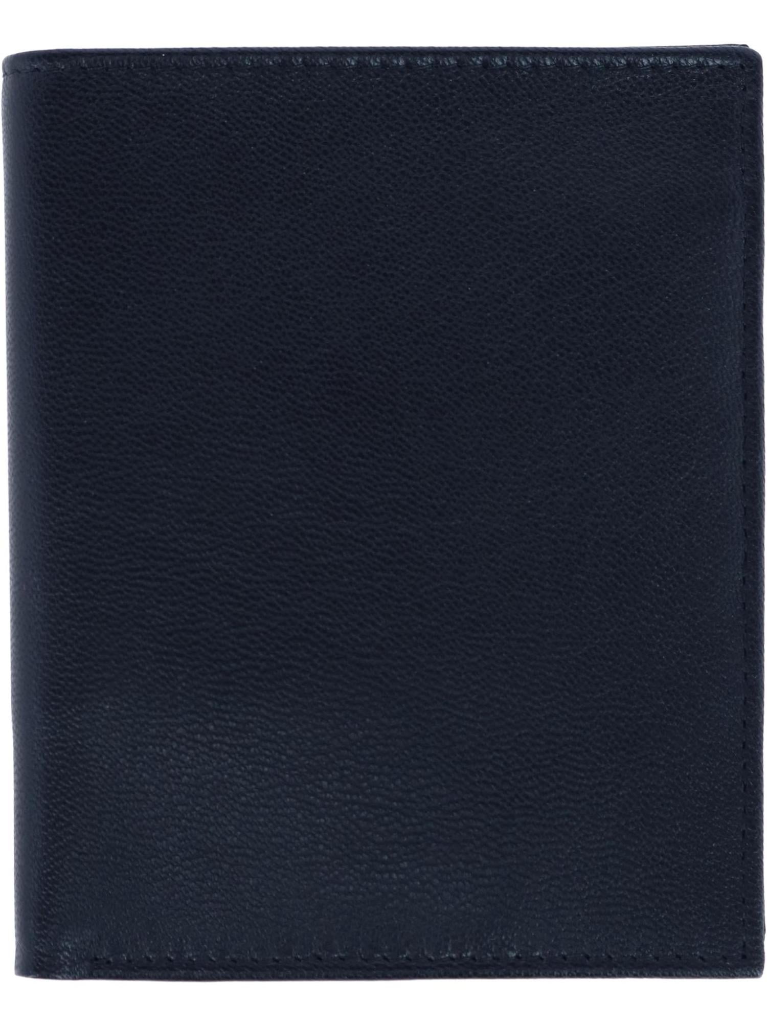 Buxton Emblem Leather Credit Card Folio Pocket Secretary (Men ...