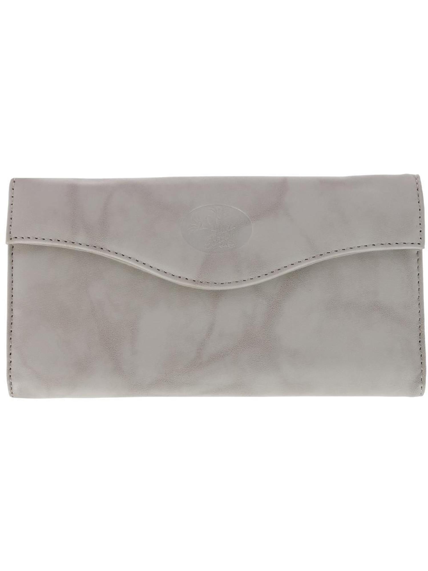 Buxton Leather Long Bifold Organizer Wallet with Floral Emboss (Women ...