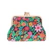 Julia Buxton Women's Pebble RFID Pik-Me-Up Slot Coin Pouch, Black ...