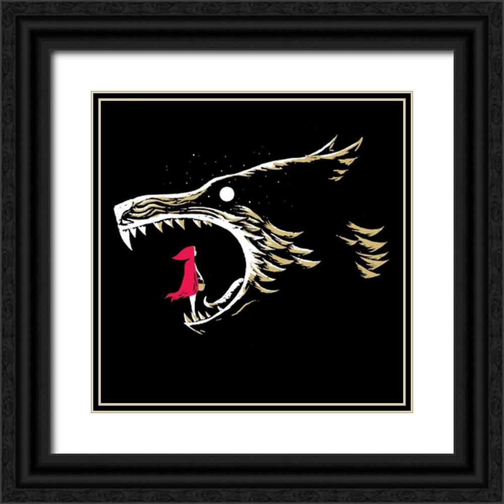 Buxton, Michael 26x26 Black Ornate Wood Framed with Double Matting ...