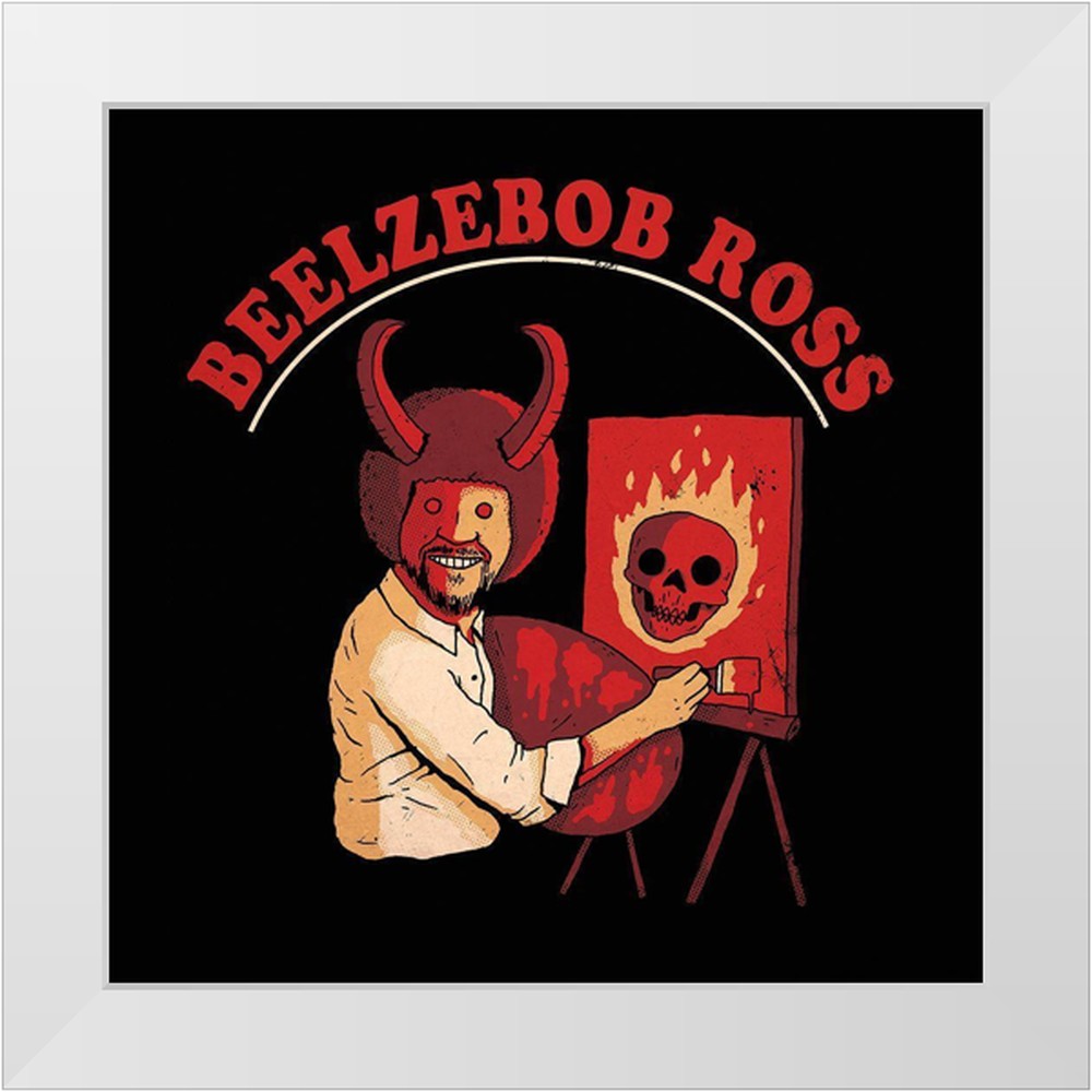 Buxton, Michael 26x26 White Modern Wood Framed Museum Art Print Titled ...