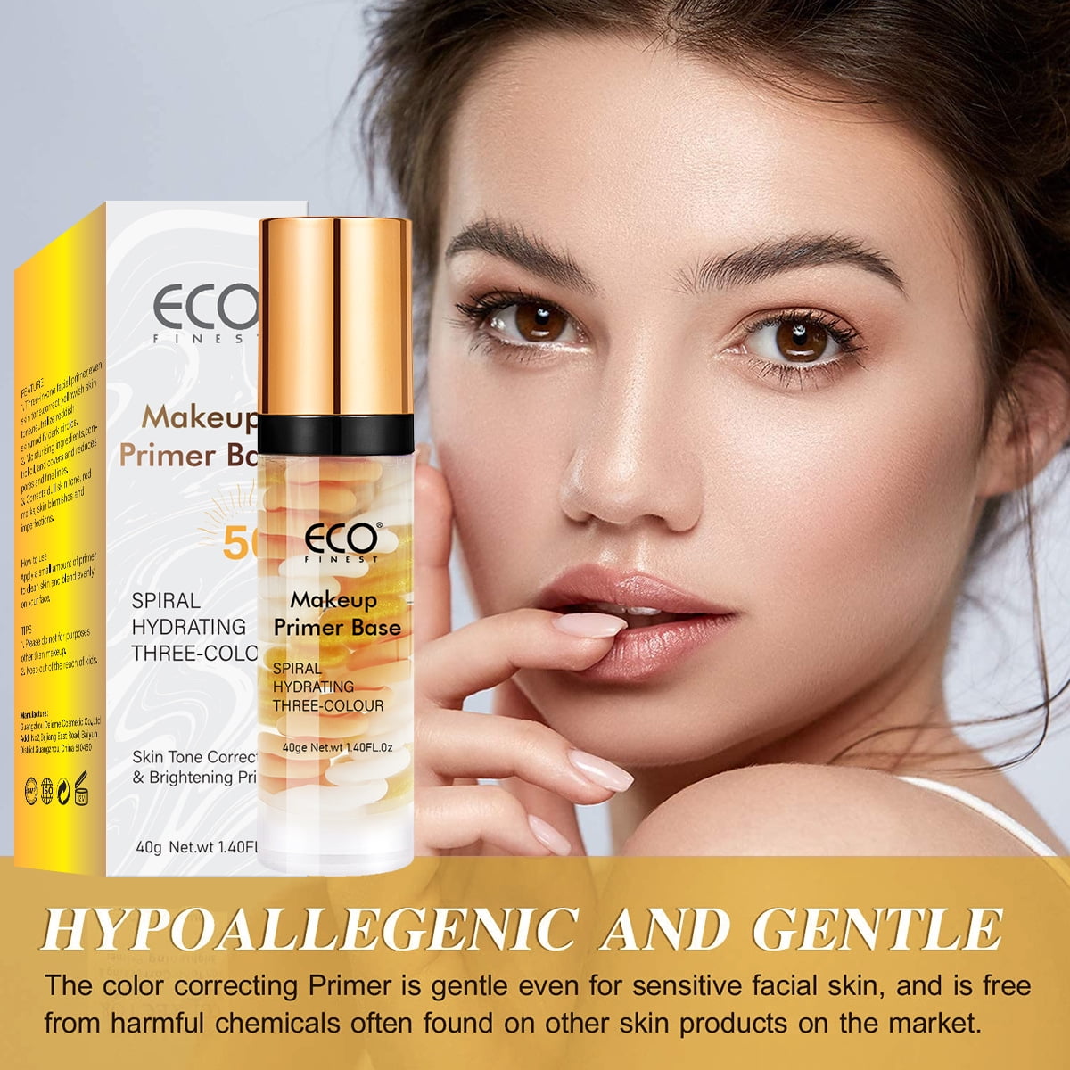 Buy 2 Get 1 Free, Total 3 Bottles, Three-Color Makeup Primer, Isolation ...