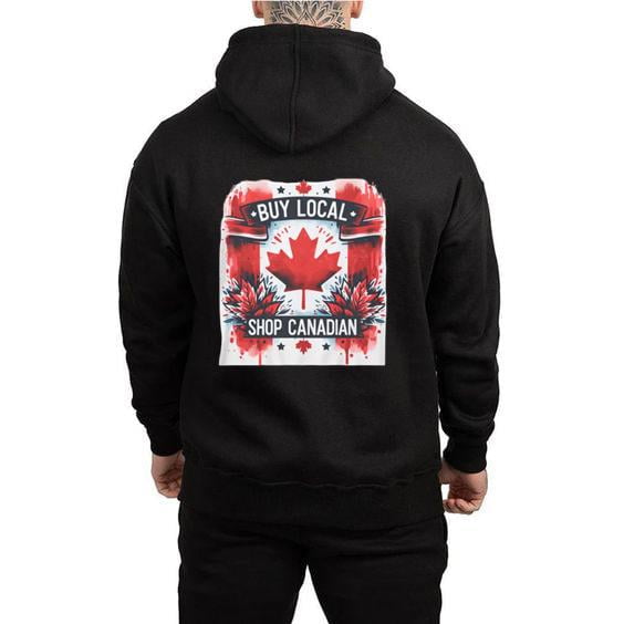Buy Canadian Proudly Canadian Hoodie, for men & women, up to size 5XL ...