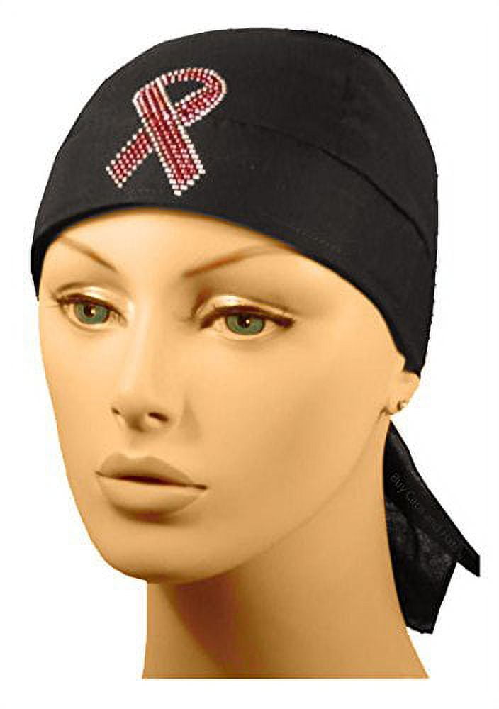 Buy Caps and Hats Pink Ribbon Butterfly Flydanna Headwraps Womens Skull ...