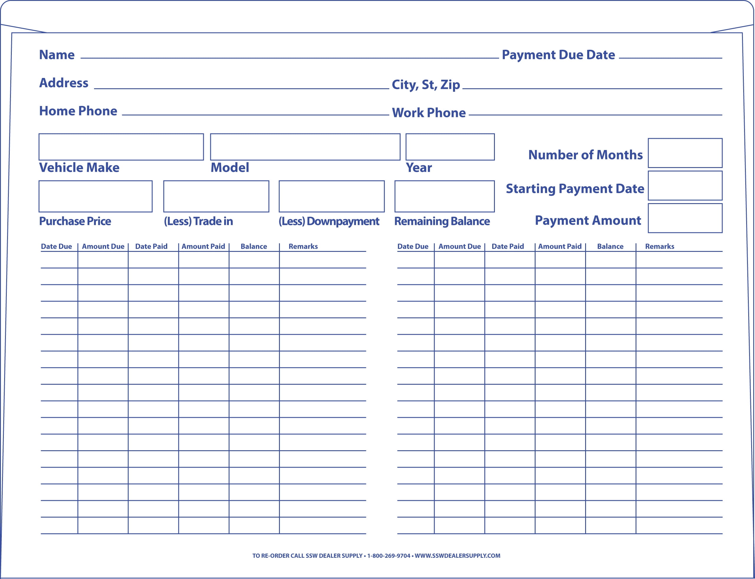Buy Here Pay Here Record Envelopes - 11¾”W x 9½”H - Pack of 100 ...