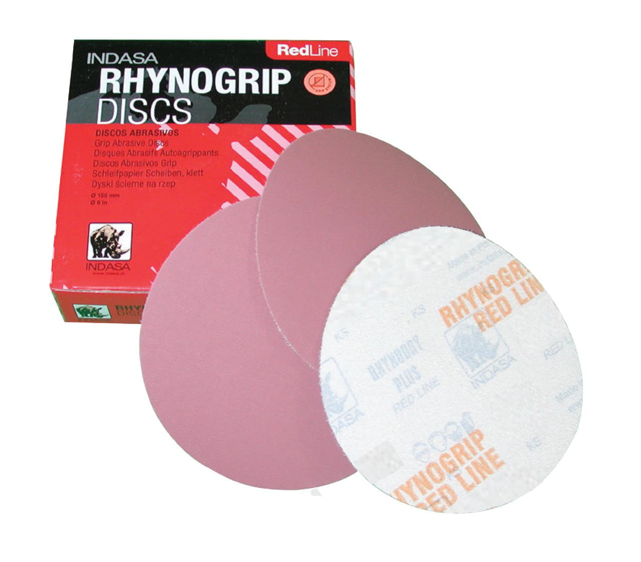 Buy Indasa 6" Rhynogrip Redline Solid Abrasive Sanding Discs – 620 ...