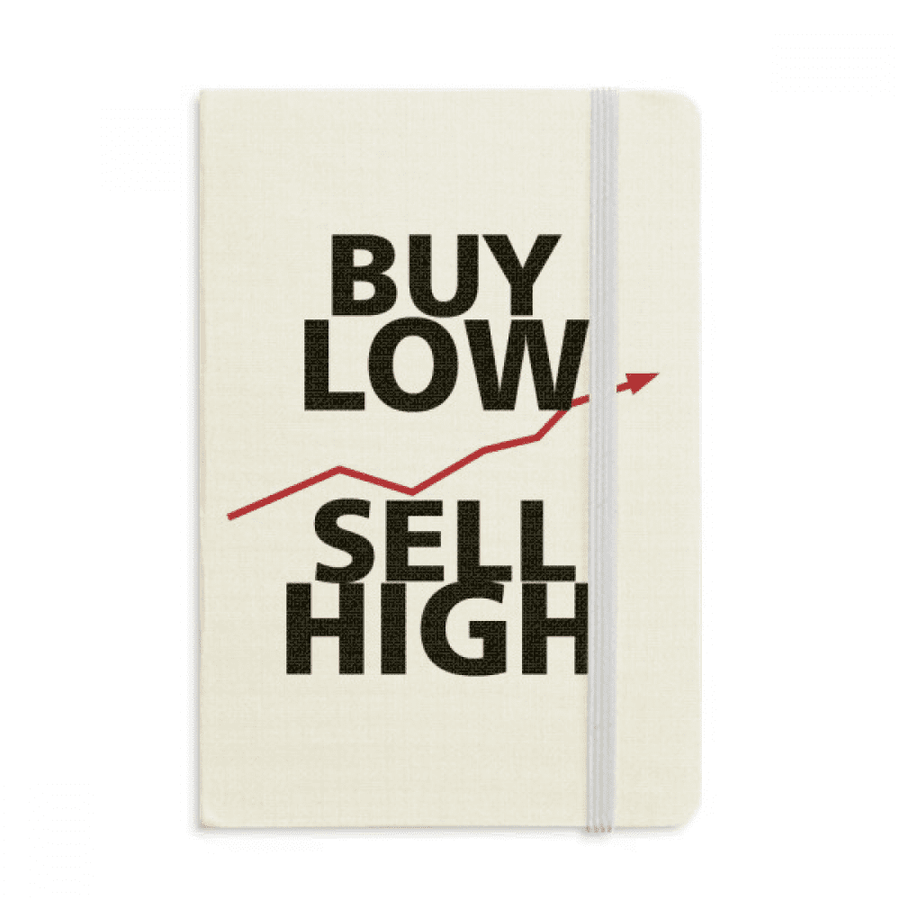 Buy Low Sell High Art Deco Fashion Notebook Official Fabric Hard Cover ...