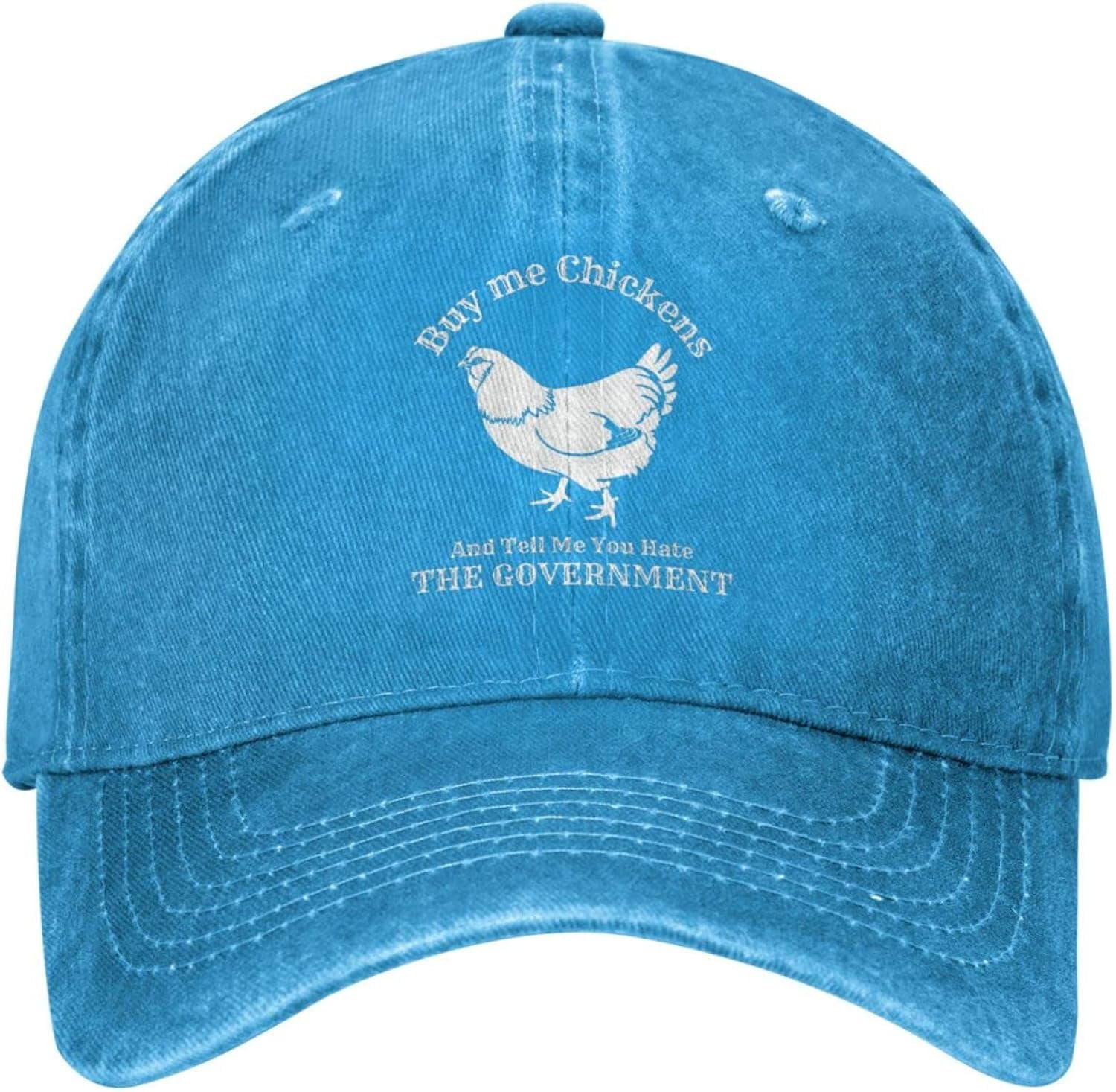 Buy Me Chickens and Tell Me You Hate The Government Hat Men Dad Hat ...