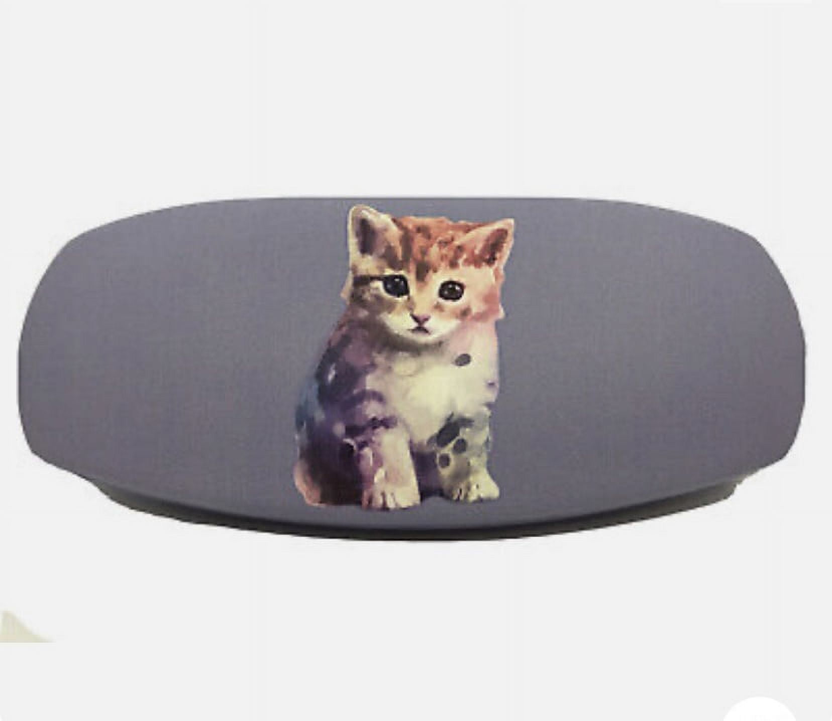 Buy- Order-NEW Kitten Cat Purple Hard Metal Clamshell Eyeglasses Case ...