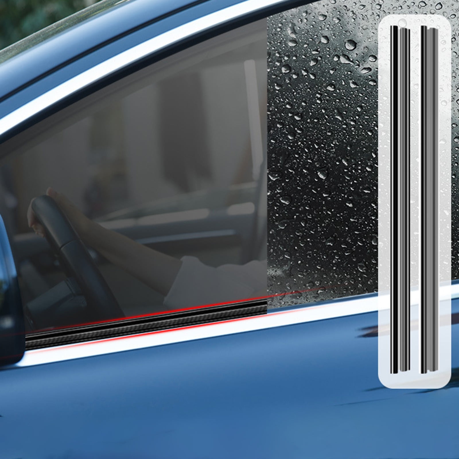 Buy More Save, Car Side Window Glass Wiper, Universal Rubber Strip ...