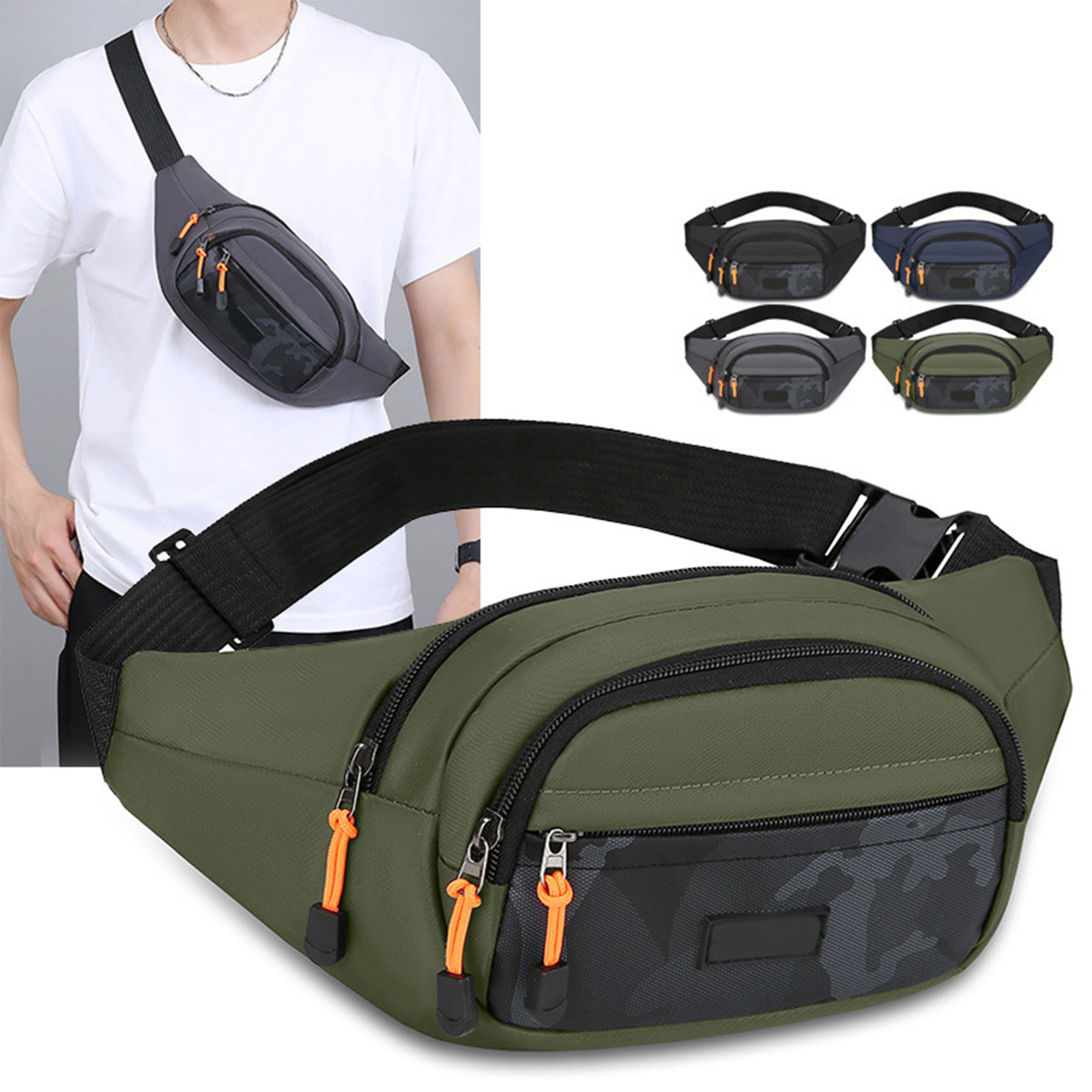Buy More Save, Men's Women's Crossbody Bag, Casual Sling Pack, Fitness ...