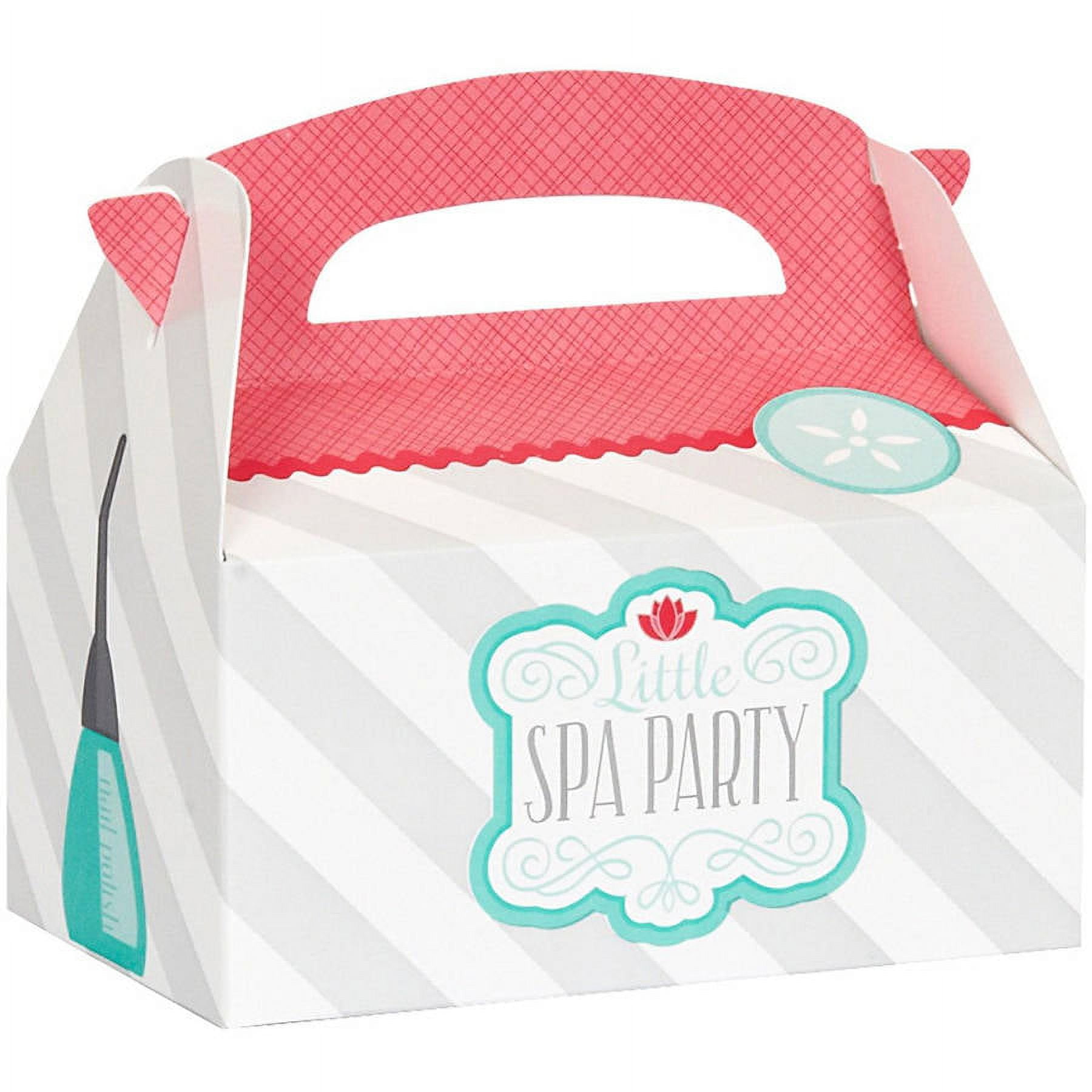 Buy Seasons - Little Spa Party - Empty Favor Boxes - - Walmart.com
