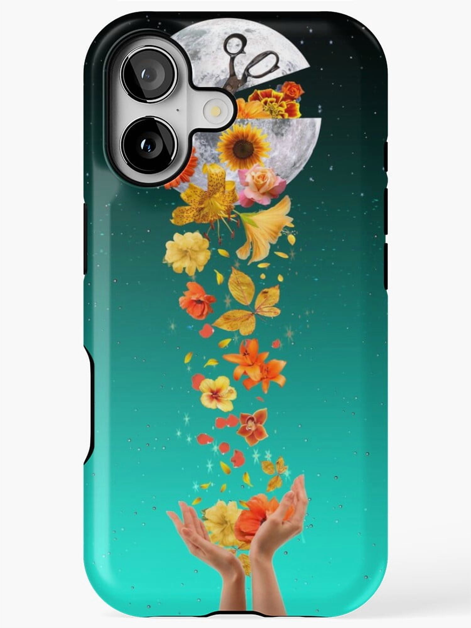 Buy The Flowers Herself Quote Phone Case for iPhone 11 12 13 14 15 16 ...