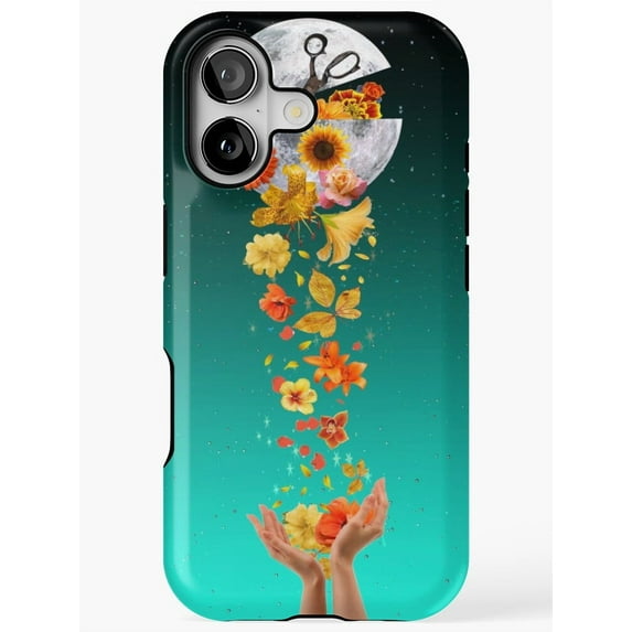 Buy The Flowers Herself Quote Phone Case for iPhone 11 12 13 14 15 16 ...