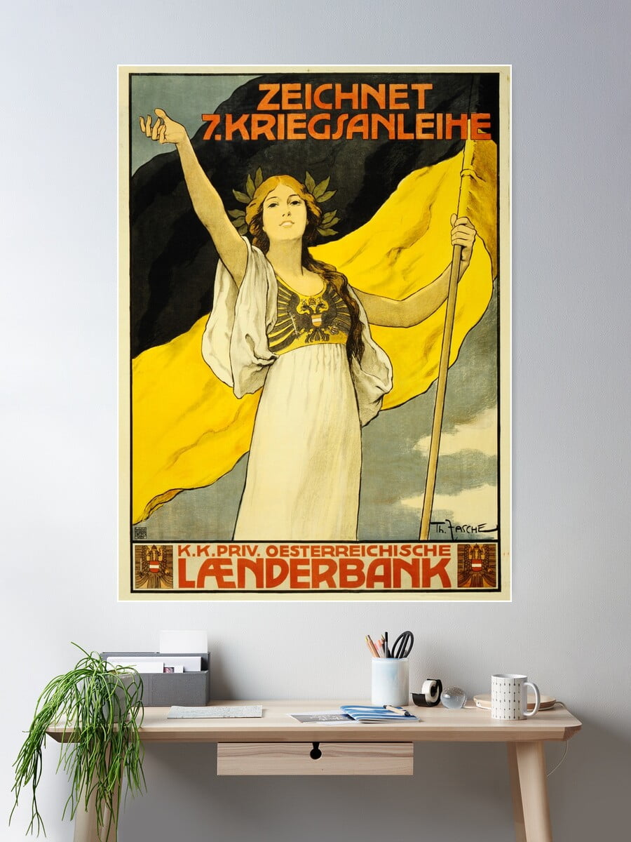 Buy War Bonds! Austrian Hungary World War 1 Vintage Propaganda Wall Art ...