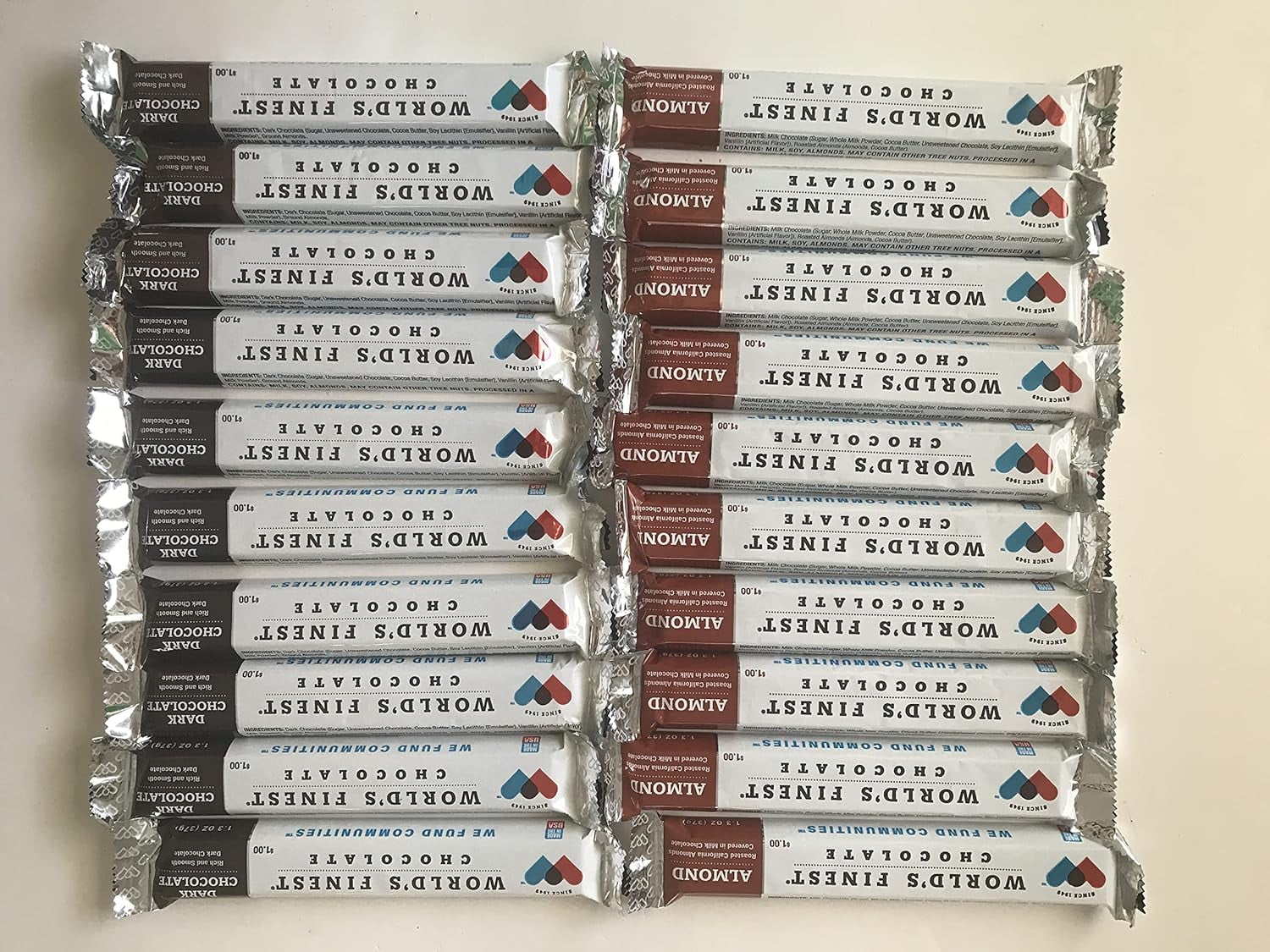 BuyBocceBalls Listing - 20 Bars - World's Finest Chocolate -10 Dark ...