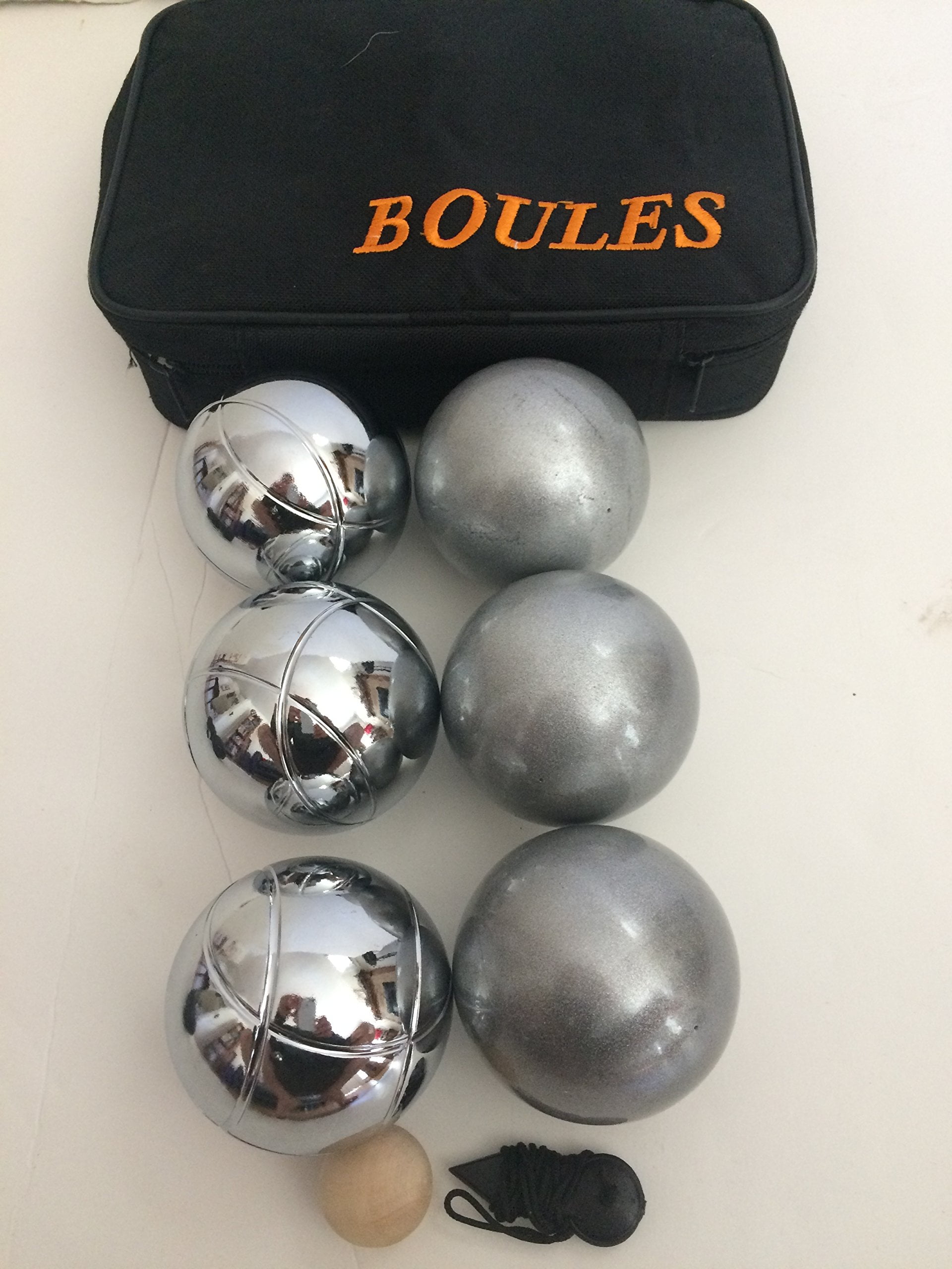 BuyBocceBalls Listing - Unique 6 Ball 73mm Metal Bocce/Petanque Set ...