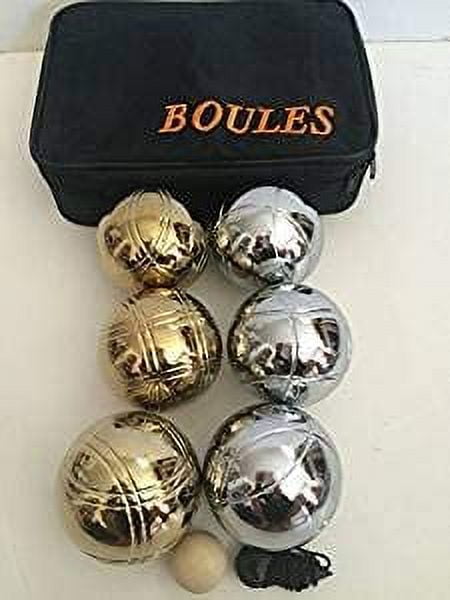 BuyBocceBalls Listing - Unique 6 Ball 73mm Metal Bocce/Petanque Set ...