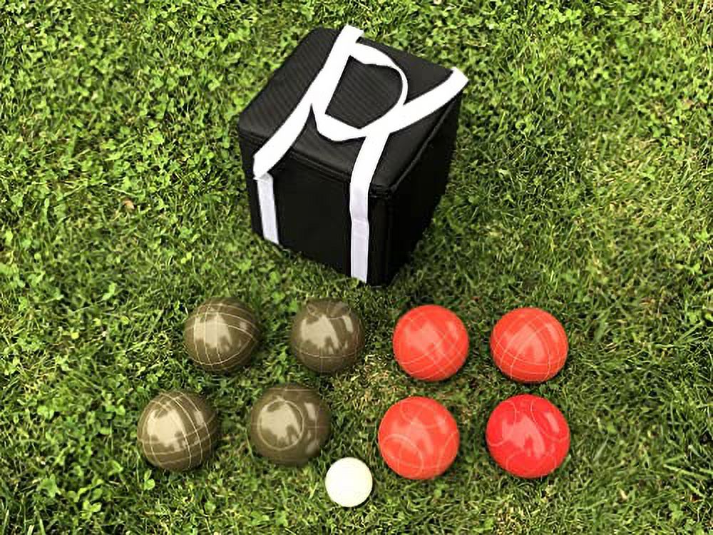 BuyBocceBalls New Listing - Unique Bocce Sets - 107mm with Olive Brown ...