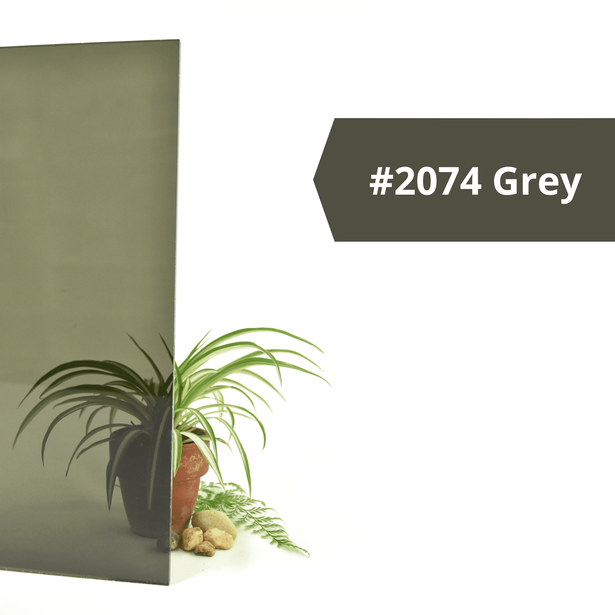 BuyPlastic 2074 Gray Transparent Colored Acrylic Plexiglass Sheet 3/16 ...