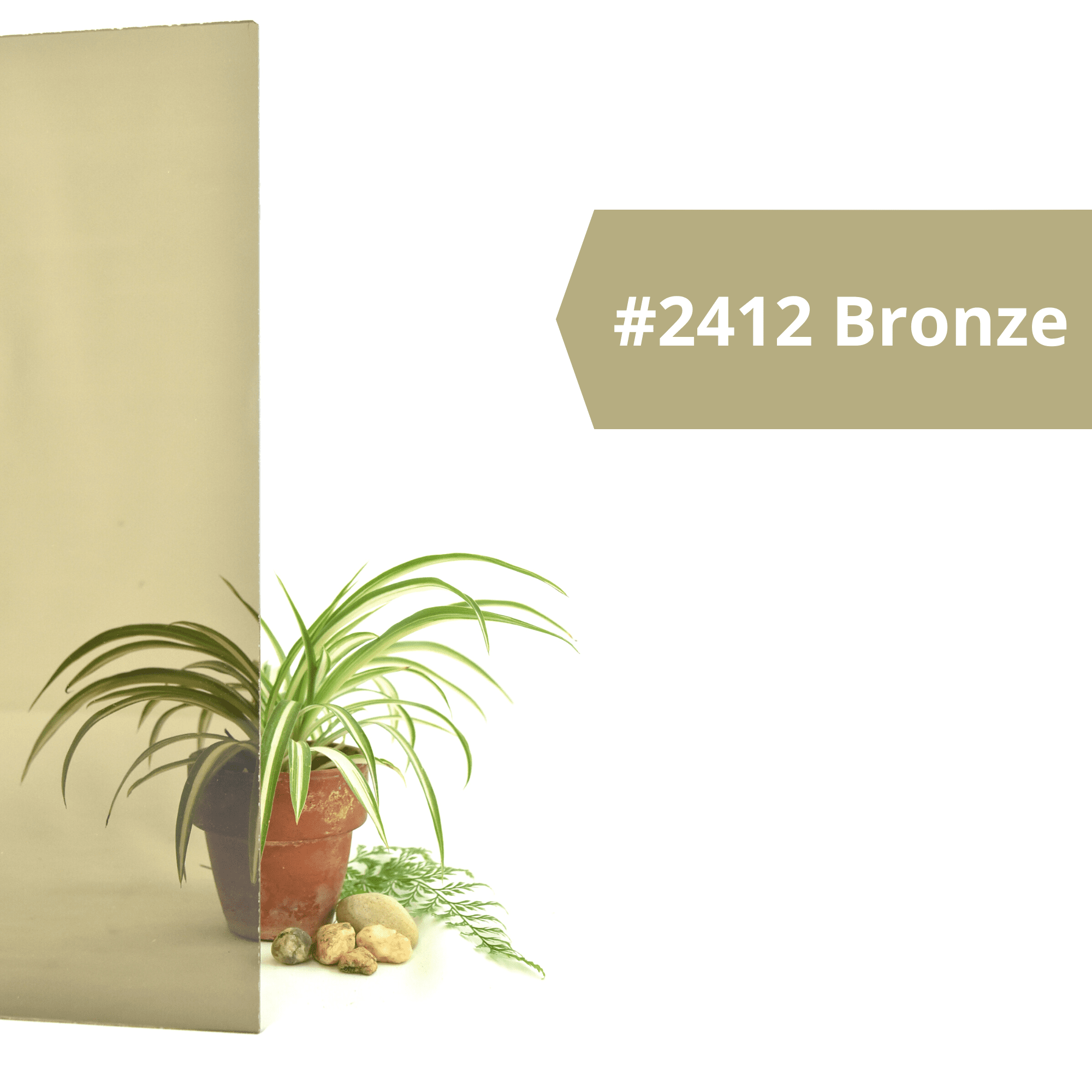 BuyPlastic 2412 Bronze Transparent Colored Acrylic Plexiglass Sheet 1/4 ...