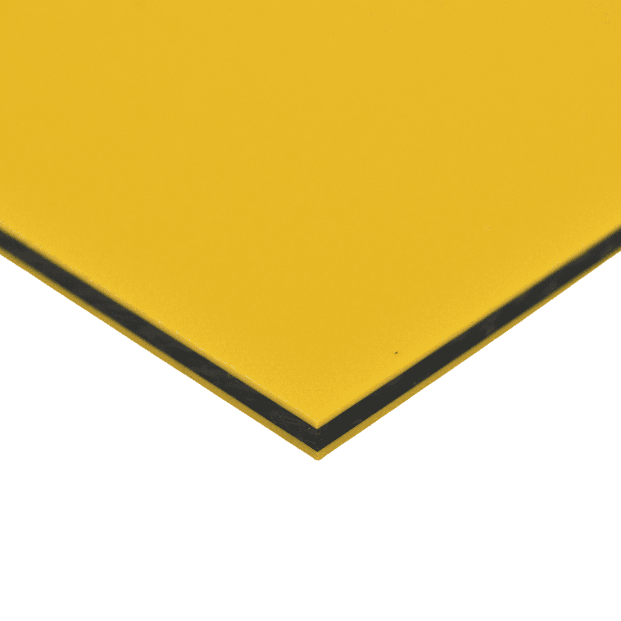 BuyPlastic King ColorCore Plastic Sheet 1/2" x 12" x 24" Yellow-Black ...