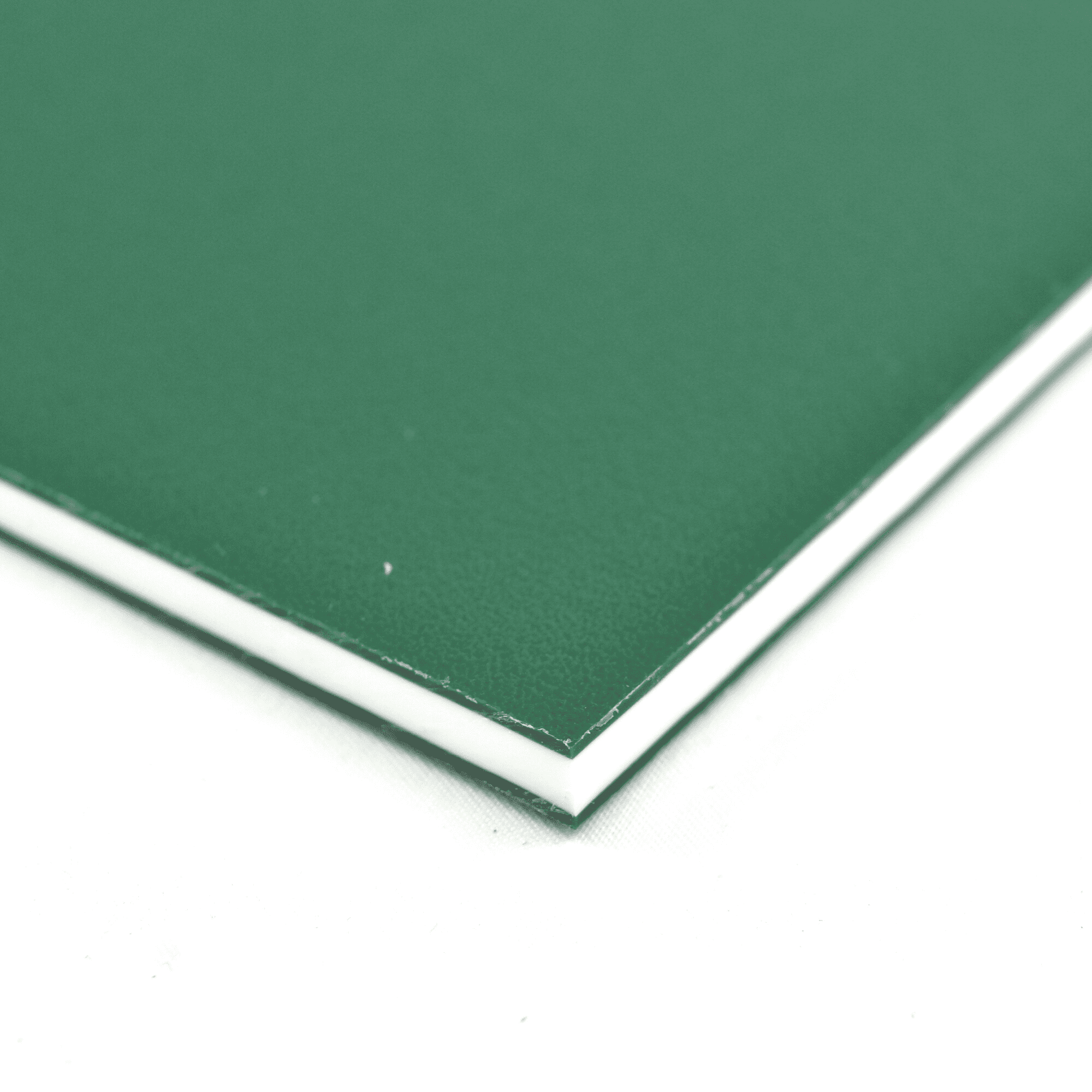 BuyPlastic King ColorCore Plastic Sheet 1/4" x 12" x 24" Green-White ...