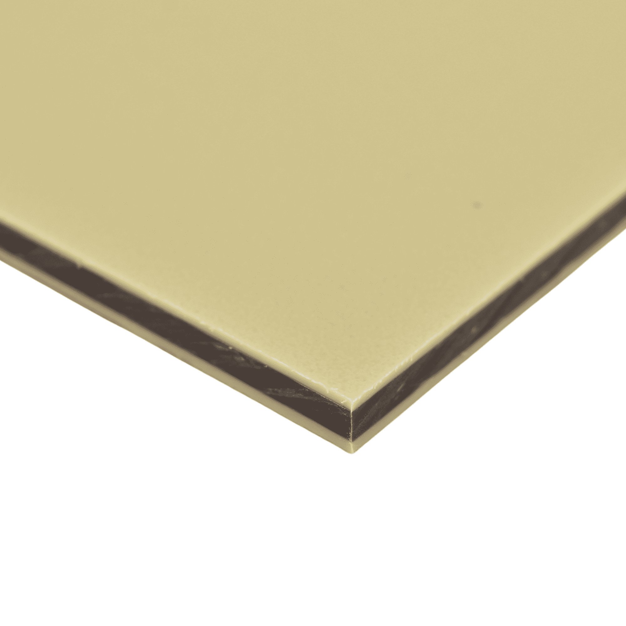 BuyPlastic King ColorCore Plastic Sheet 1/4" x 12" x 24" Tan-Brown-Tan ...