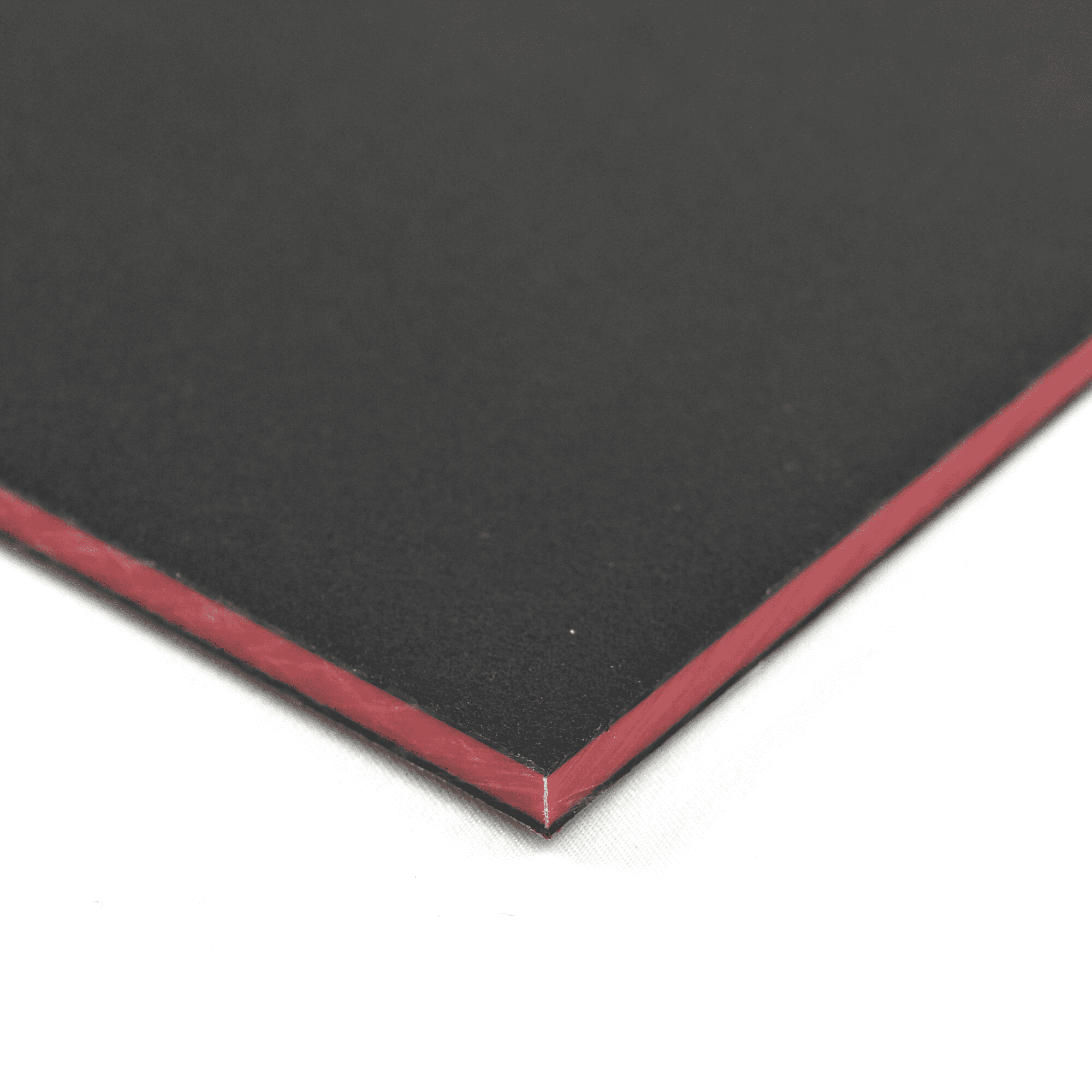 BuyPlastic King ColorCore Plastic Sheet 3/4" x 12" x 48" Black-Red ...