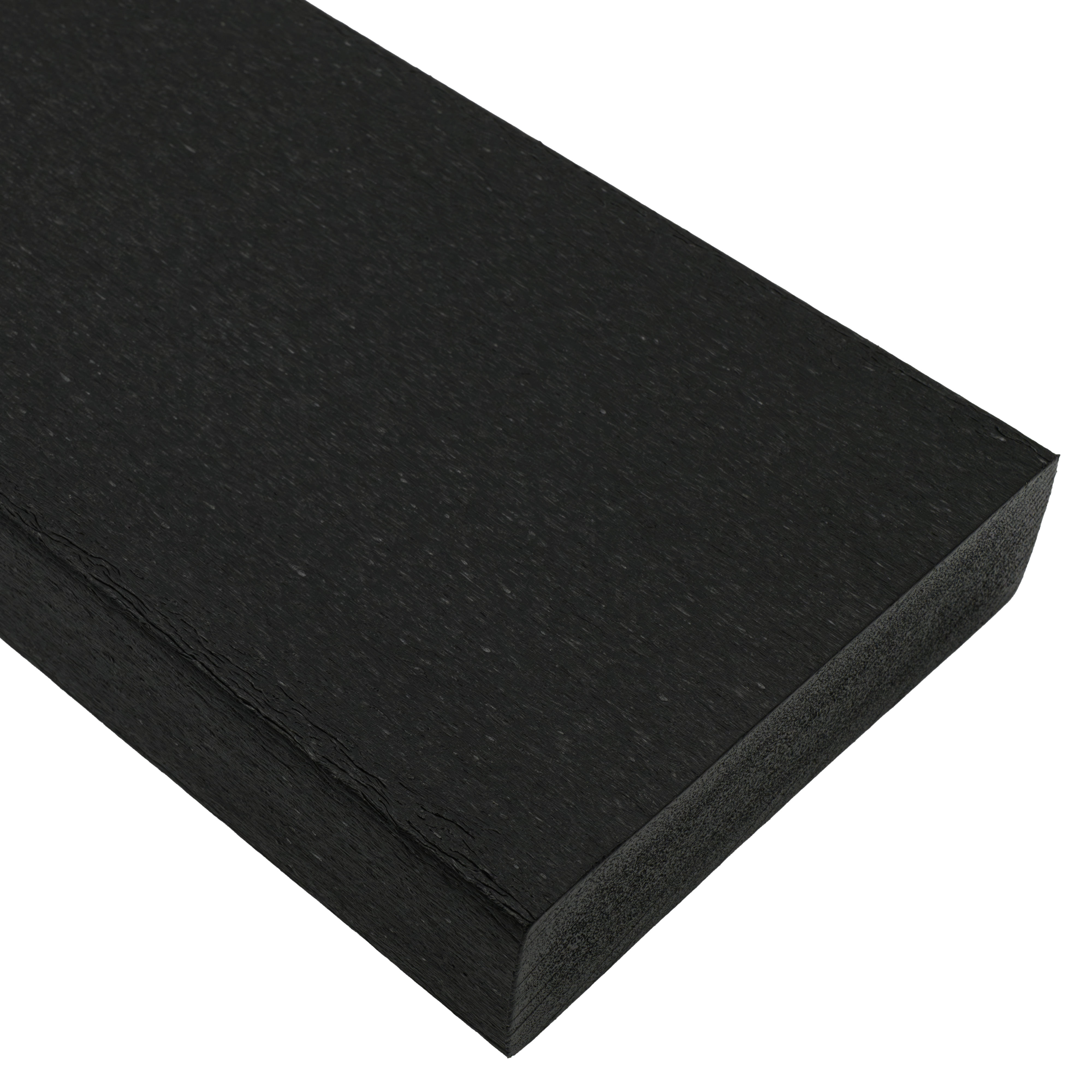 BuyPlastic Tangent Poly Lumber - Black, 1x6 (0.75" x 5.5"), 72" Length ...